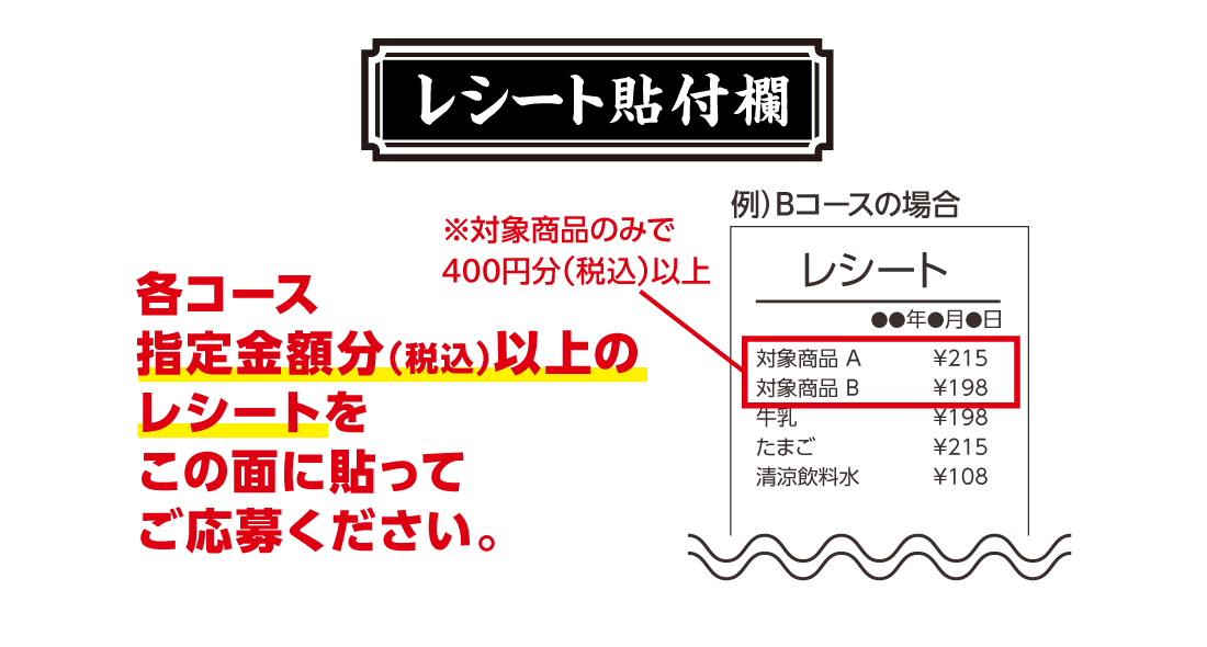 レシート画像の選択(1/3)｜お菓子で話そう！オリジナルグッズプレゼントキャンペーン｜三幸製菓